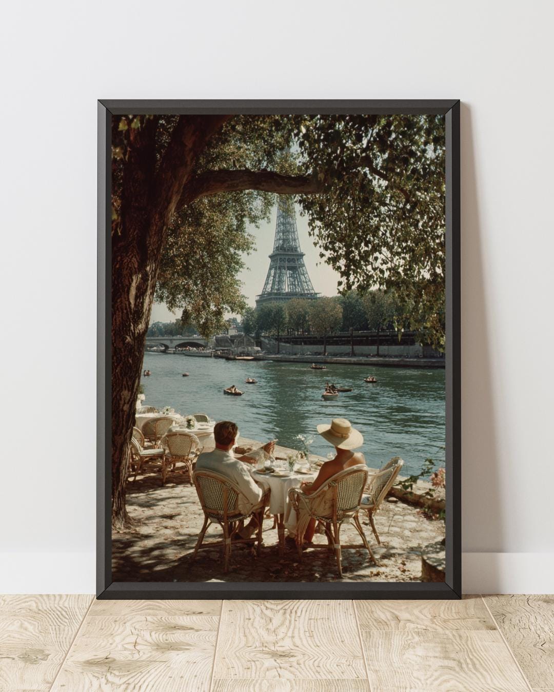 Parisian Elegance Poster - Vintage Wall Art, Home Decor, Travel Artwork ...
