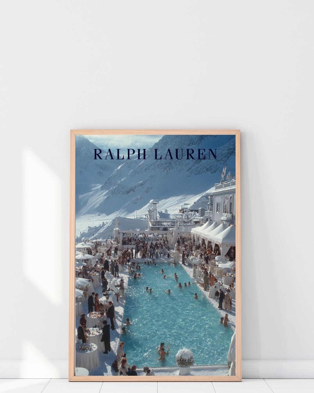 Ralph Lauren Ski Resort Pool Poster Matte Vertical Poster - Etsy