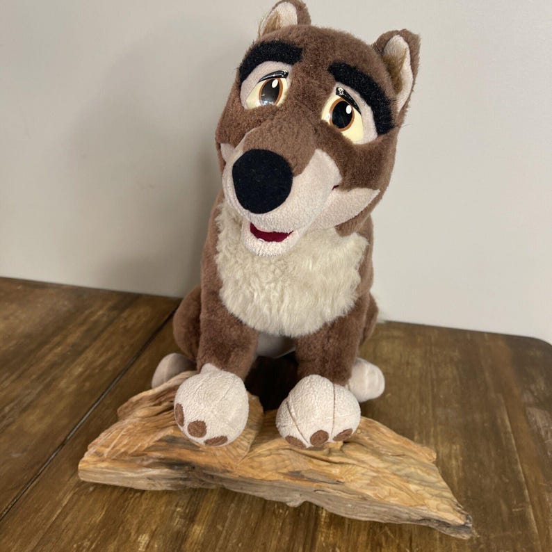 1995 Universal City Studios Balto Plush Toy Movie Wolf Dog Husky Rare ...