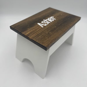 Personalized Name Stool, Wood Stool for Toddler Kids Furniture, Wood ...