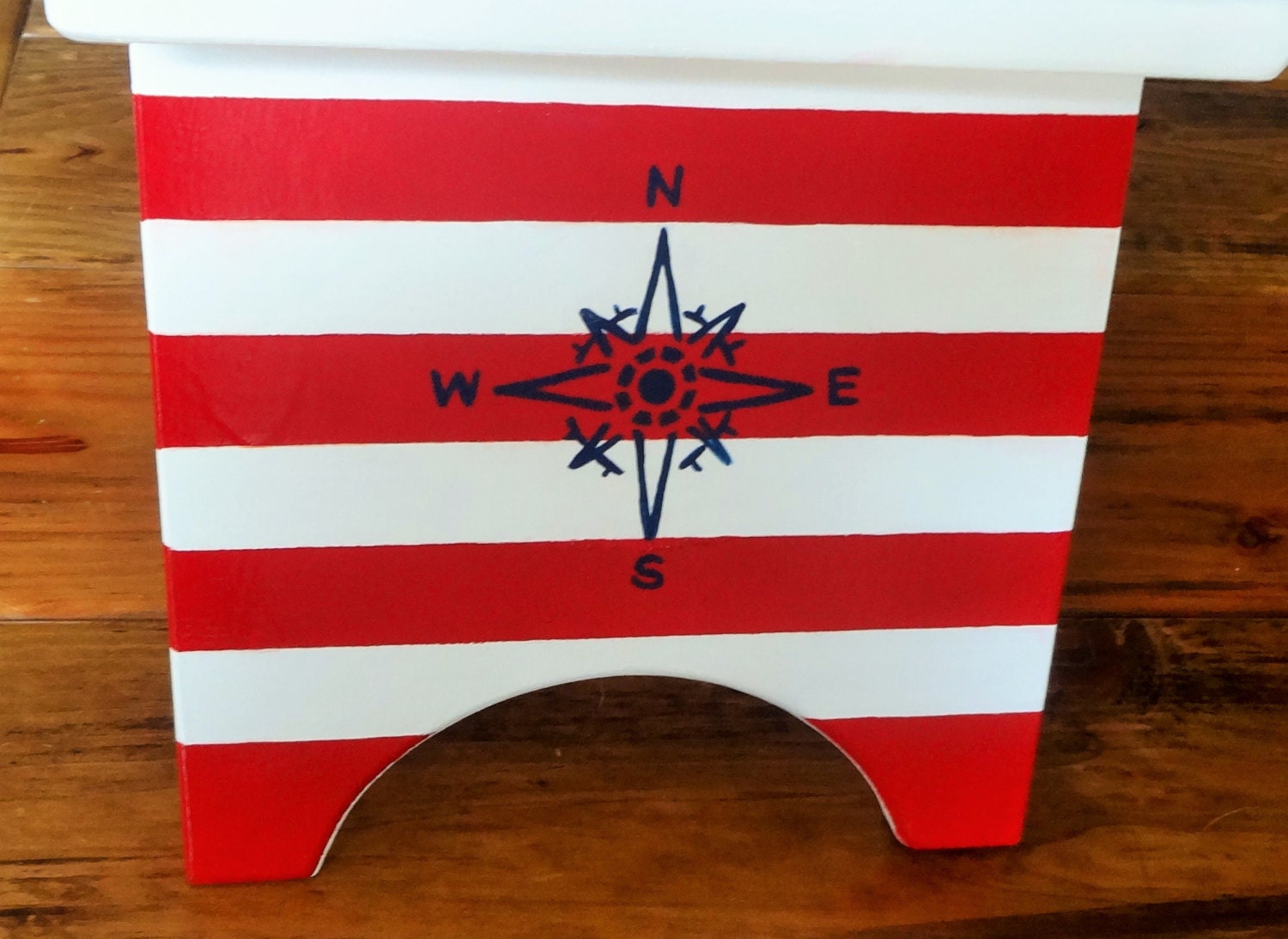 Foot Stool Anchor Step Stool Bathroom Stool Nautical - Etsy