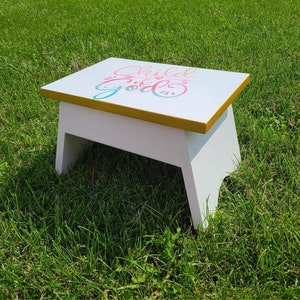 Wood Stool, Step Stool, Child of God, Personalized Step Stool ...