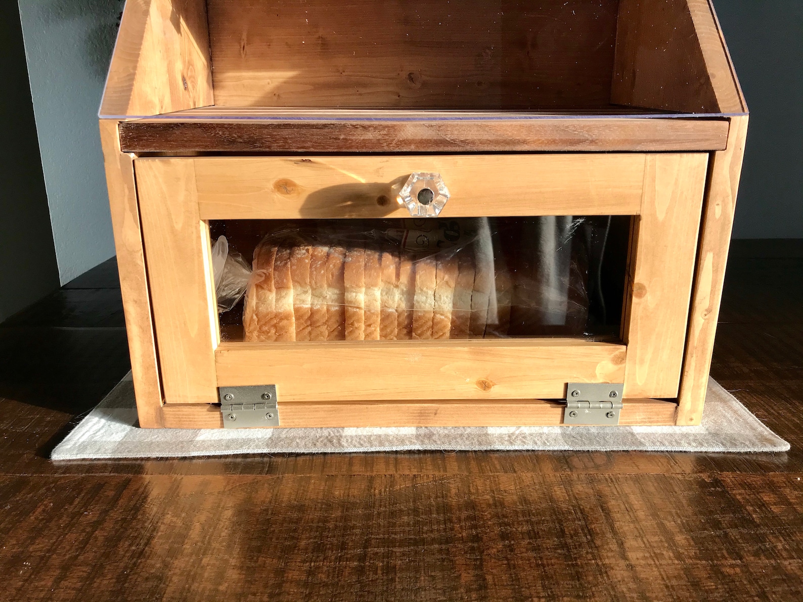 Rustic Bread Box Wooden Vegetable Potato Bin Storage Country - Etsy