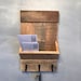 Reclaimed Wood Mail Organizer, Mail Sorter and Key Holder, Hanging ...