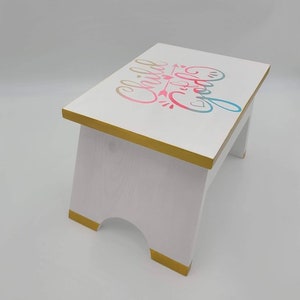 Wood Stool, Step Stool, Child of God, Personalized Step Stool ...