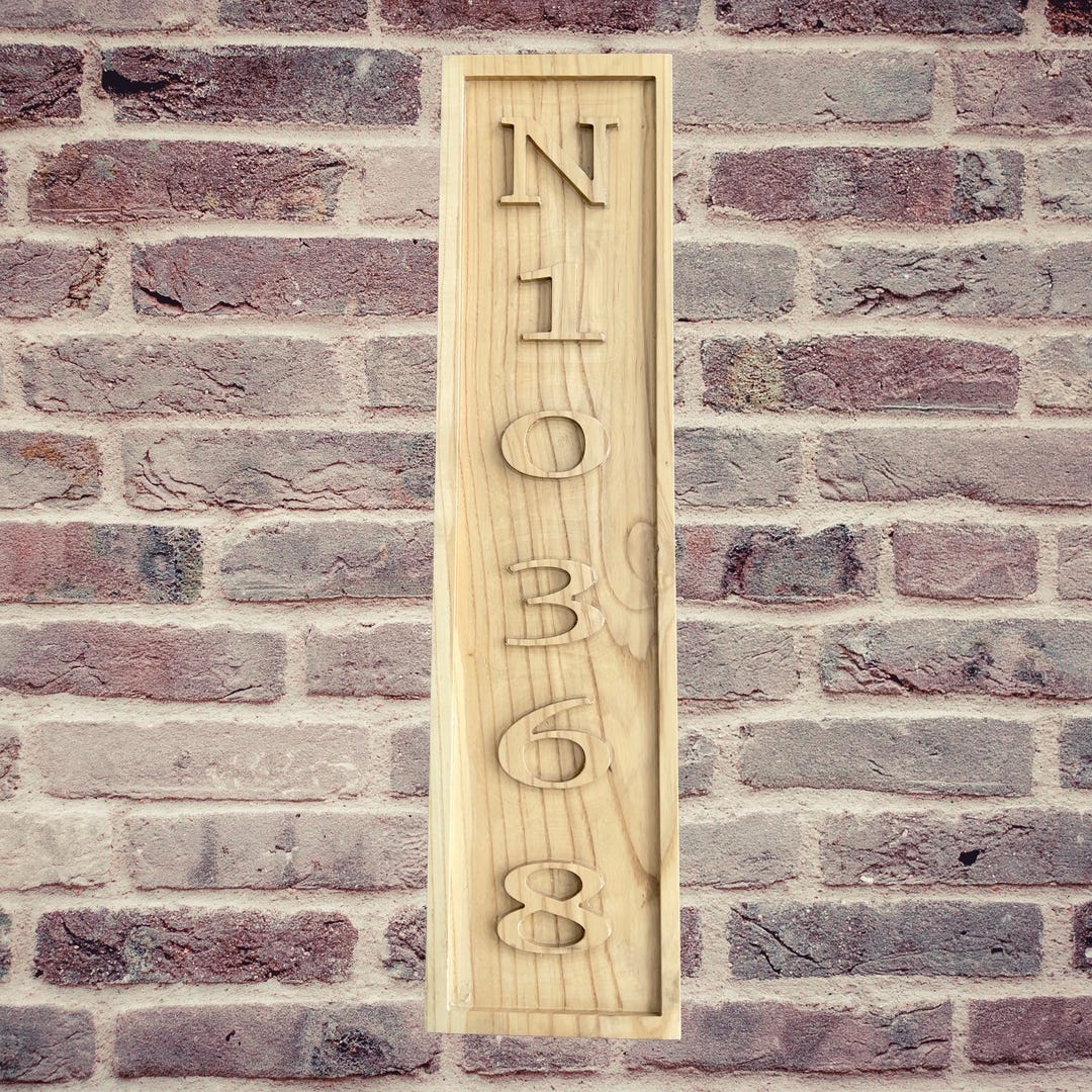 Modern Home Number Sign - Custom House Address – Home Numbers Sign ...