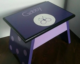 Purple Step Stool - Etsy