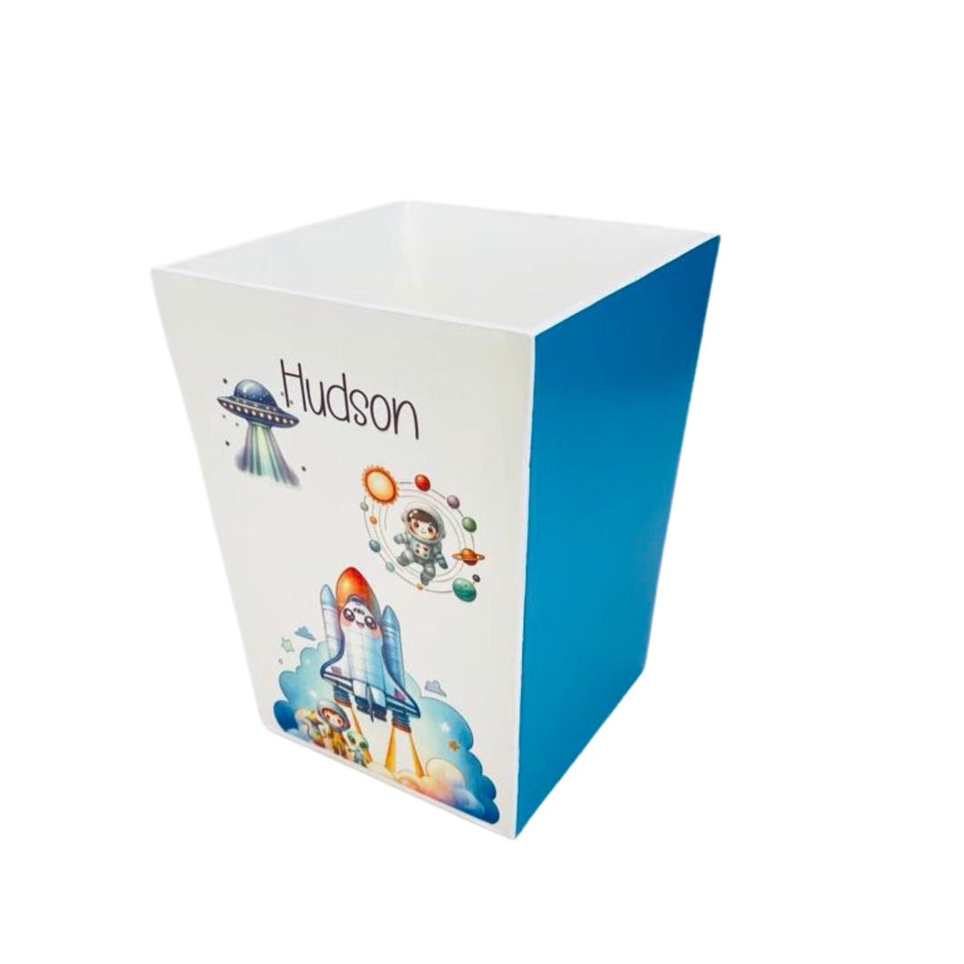 Space Rocket Wastebasket for Bathroom, Waste Bin, Decorative Room Decor ...