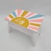 Personalized BOHO Foot Stool Name Stool Step Stool for Toddler Hand ...