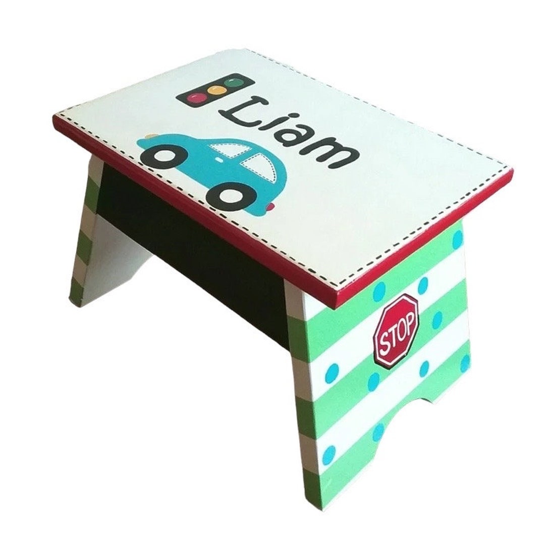Colorful Transportation Foot Stool for Kids Personalized Gifts ...