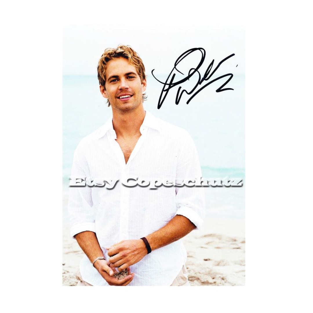 Paul Walker Digital Animated Autograph Photo – Live Photo – Instant ...