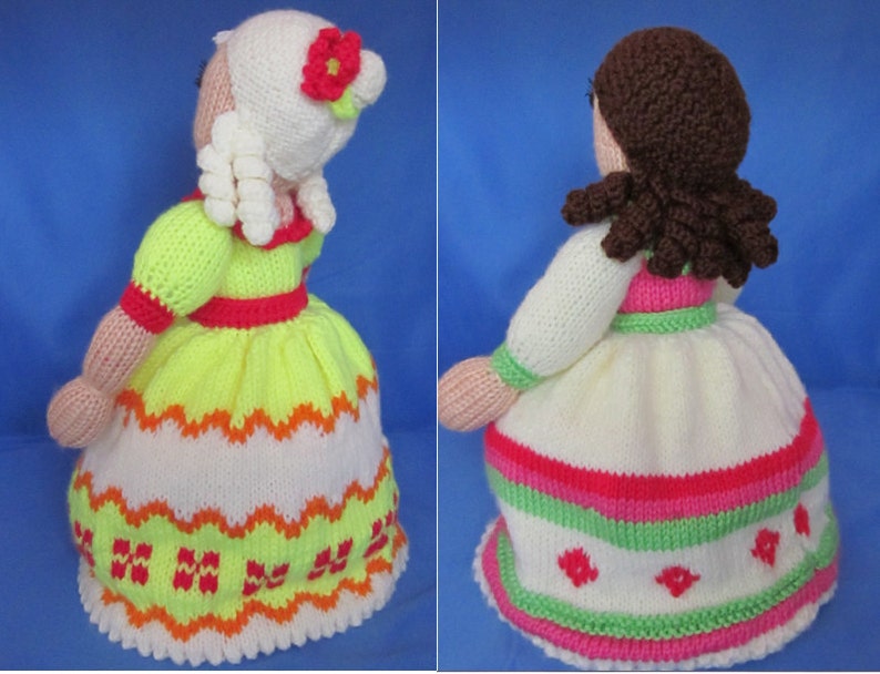 Handmade Knitted/crochet Reversible Topsy-turvy Doll, Cute and Cuddly ...