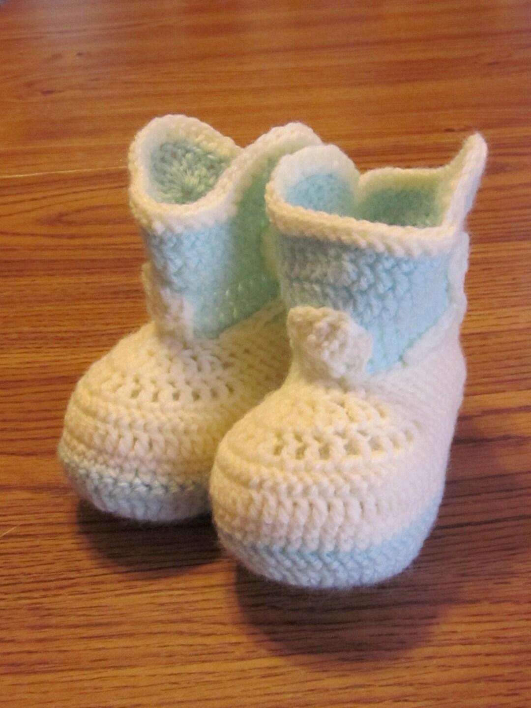 Handmade Crochet Cowboy Baby Booties - Etsy