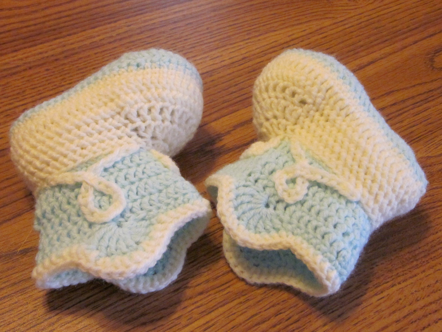 Handmade Crochet Cowboy Baby Booties - Etsy