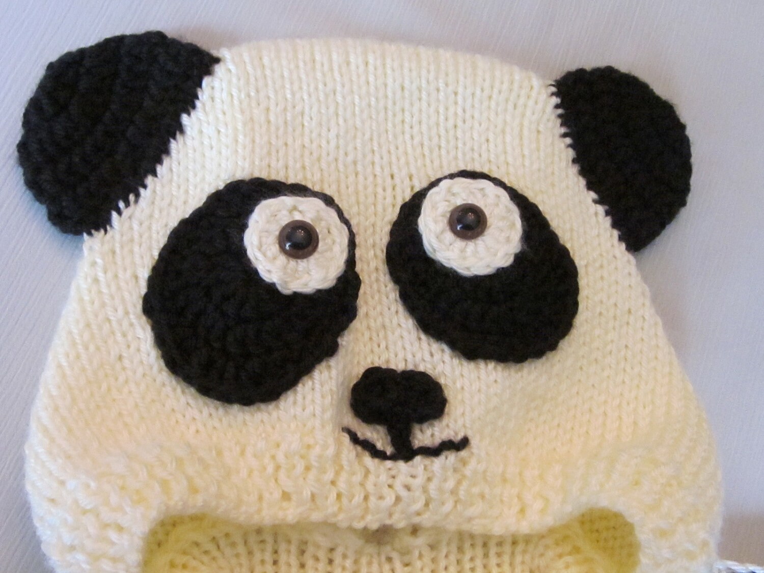 Panda Bear Hat - Etsy