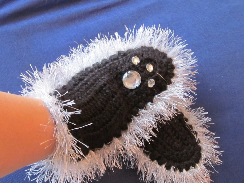 Fantastic Crocheted Mittens With Cat's Paw - Etsy