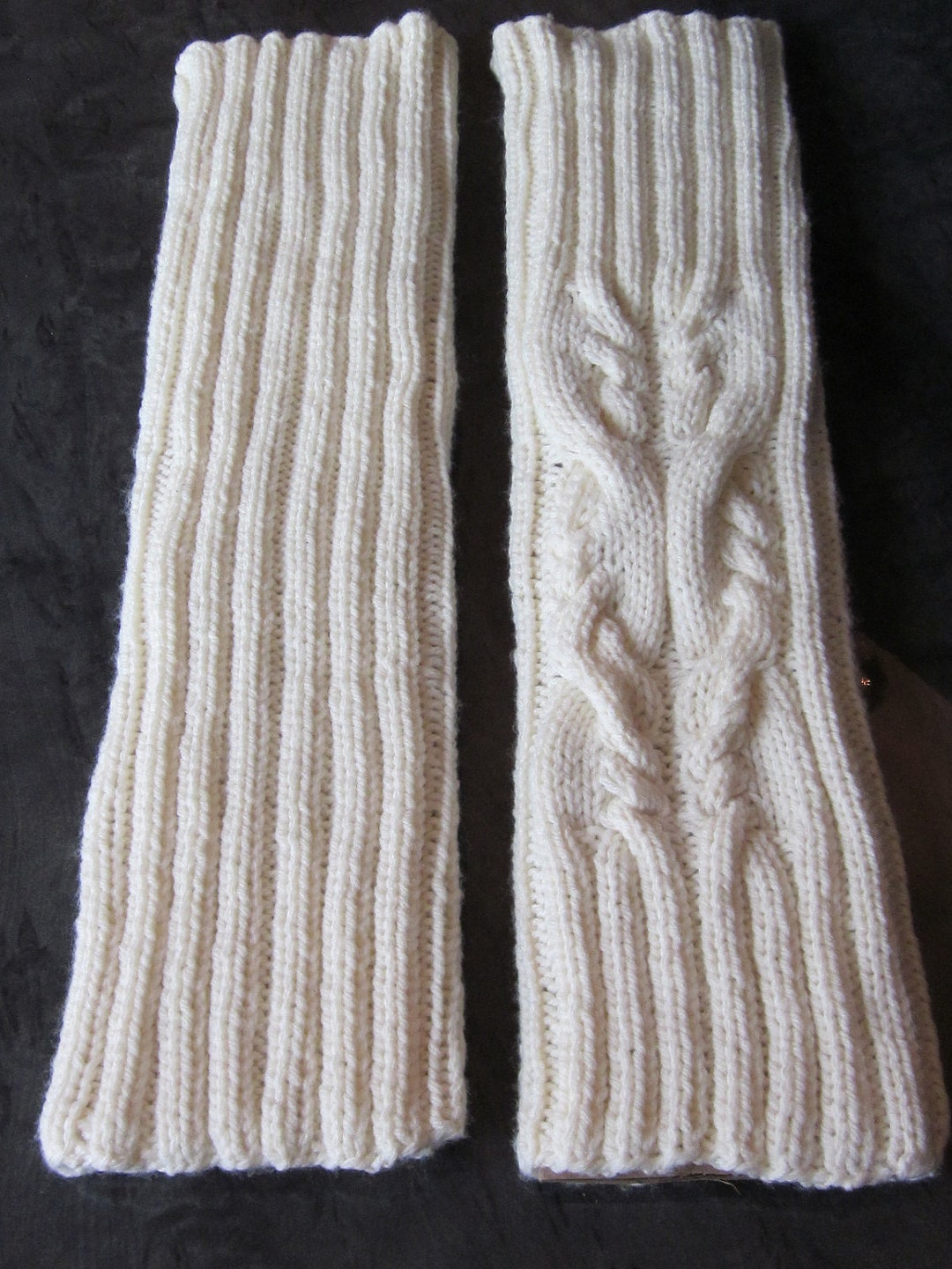 Hand-knitted Legwarmers / Knit Boots Cover With Beautiful Ornament - Etsy