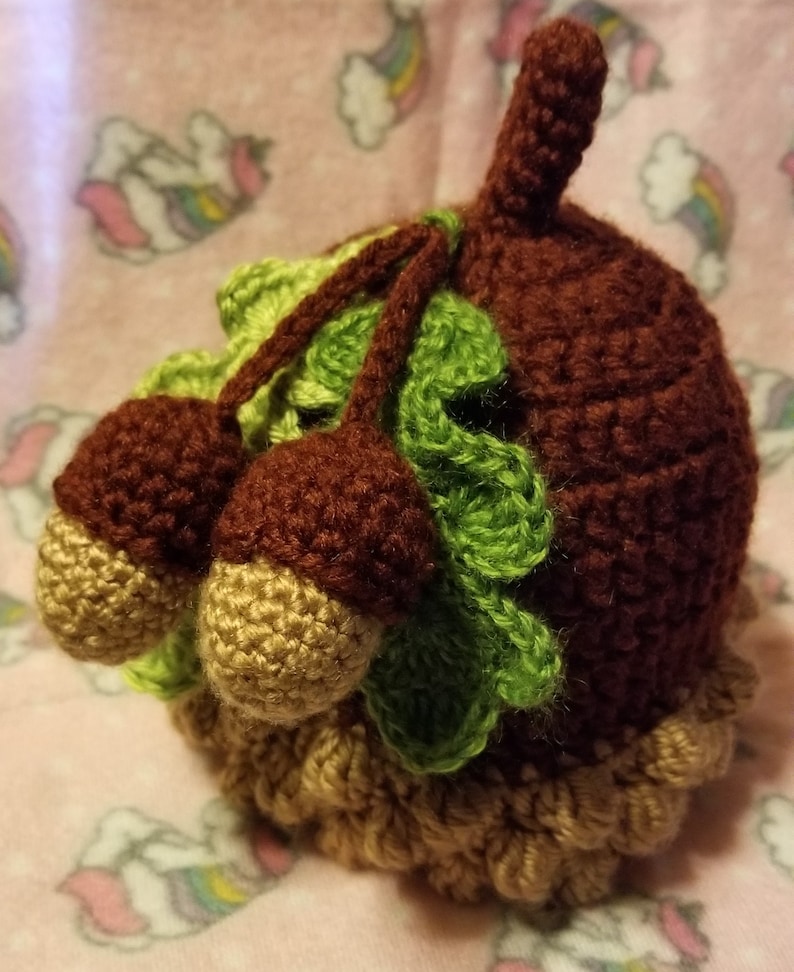 Custom Order. Crochet Acorn Hat Photo Prop Beanie Christmas - Etsy