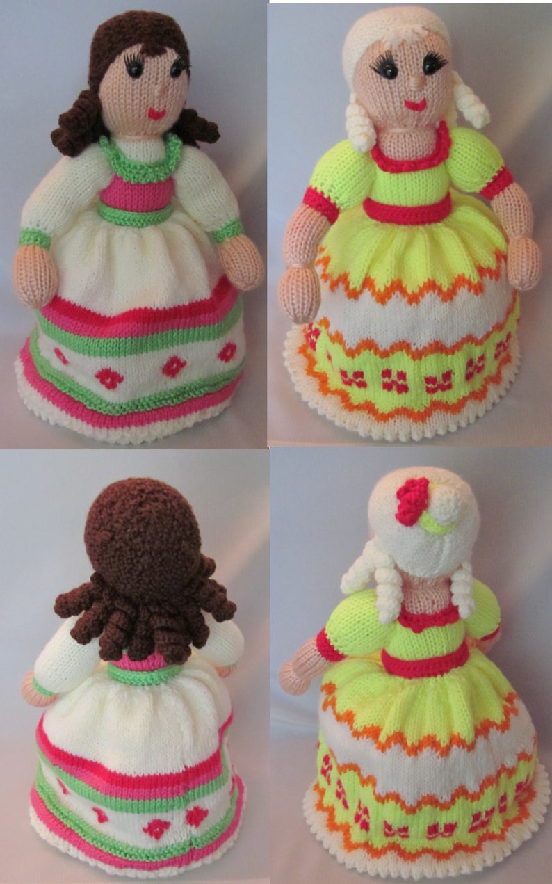 Handmade Knitted/crochet Reversible Topsy-turvy Doll, Cute and Cuddly ...