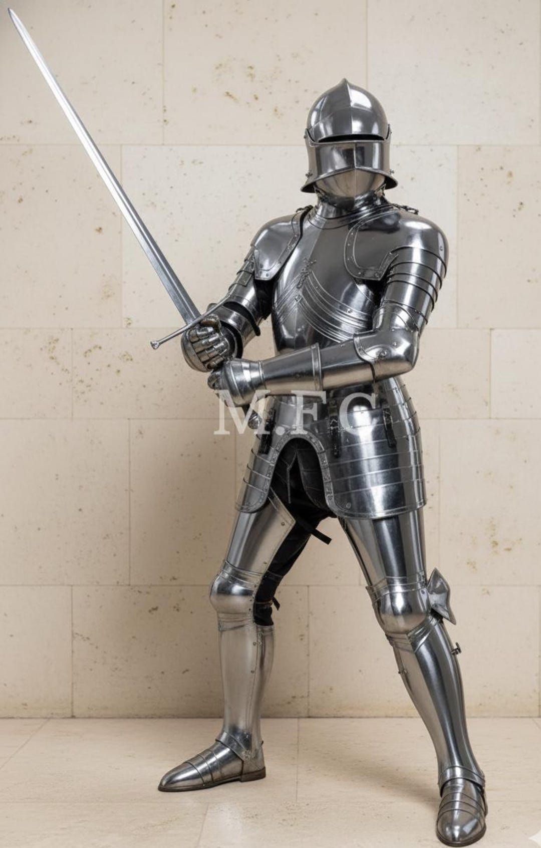 Medieval Knight Full Suit Steel Armor Wearable Steel Gothic Armour Set ...