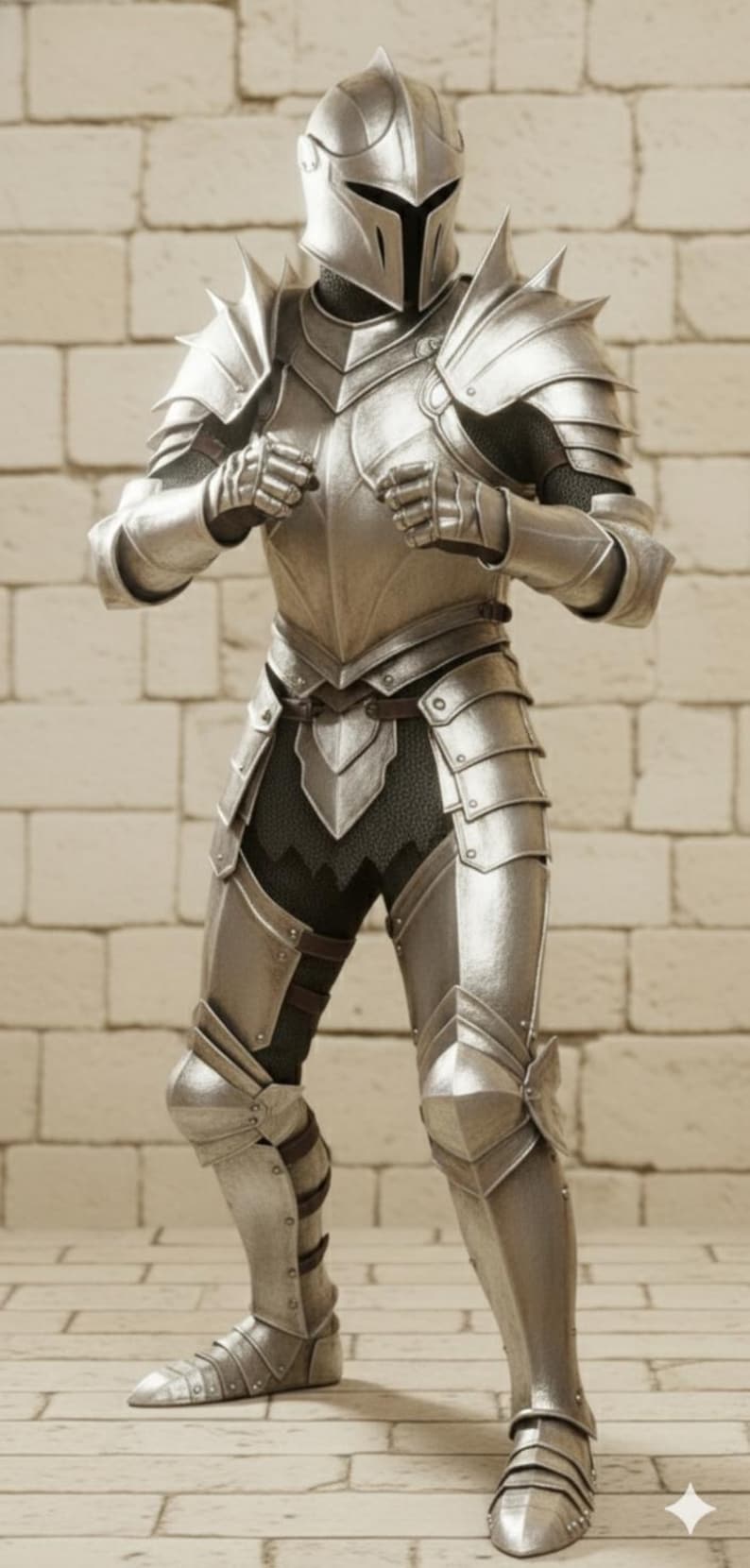 Medieval Knight Full Armor Suit Handmade Steel Cosplay Armor LARP ...