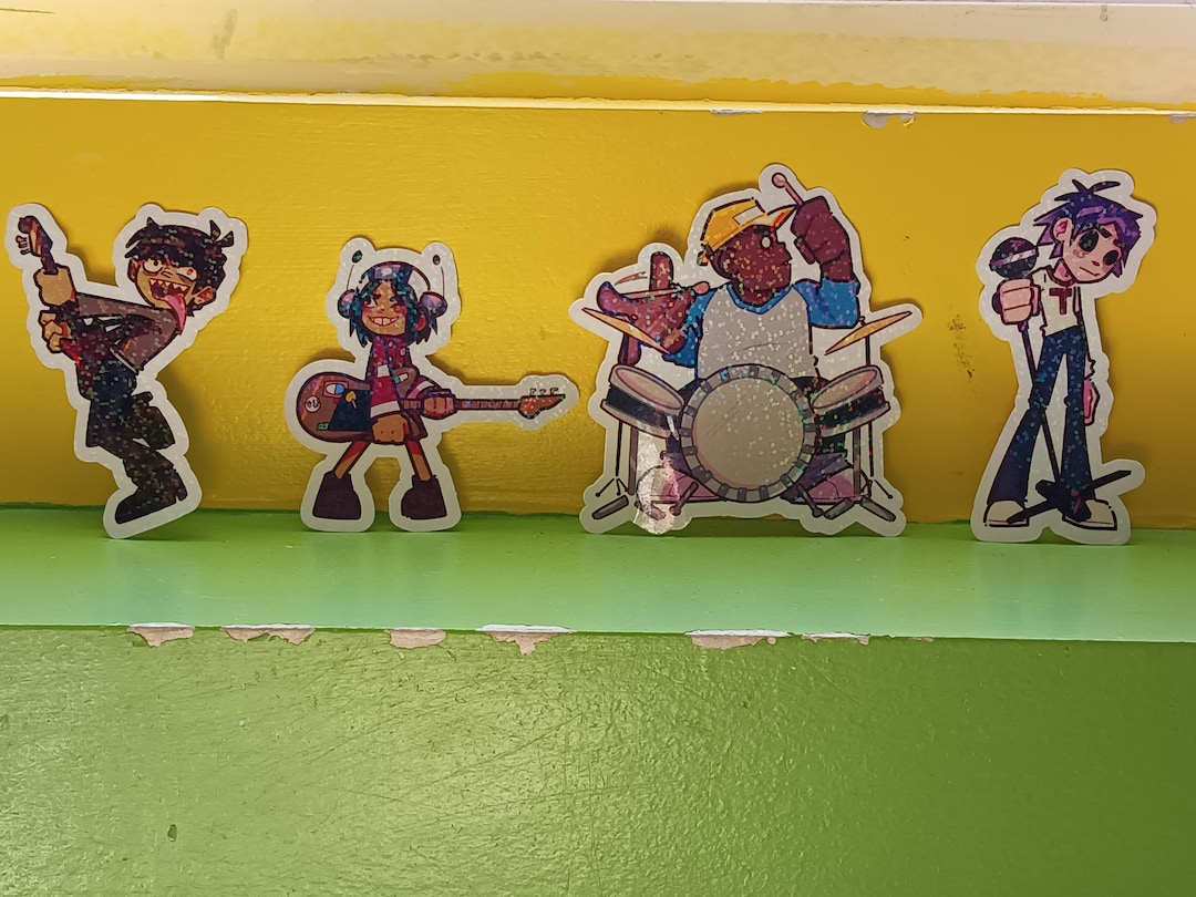 Gorillaz Stickers - Etsy