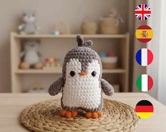 Amigurumi Penguin Crochet Pattern | Beginner Friendly PDF - Etsy