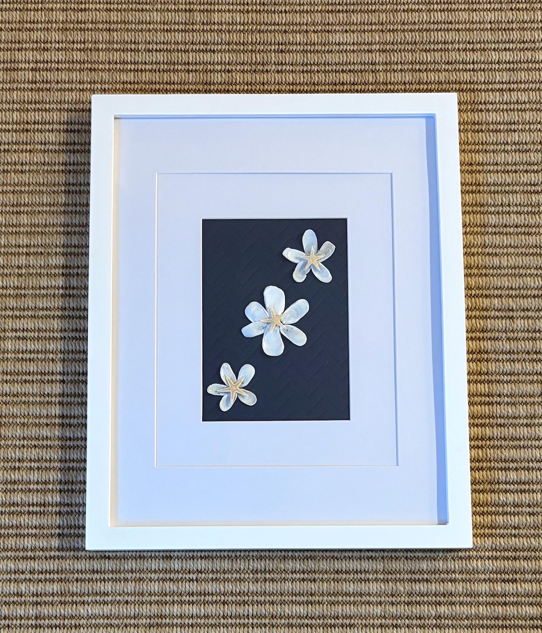 Handcrafted Shell Flower Wall Art – Cape Cod Coastal Decor - Etsy