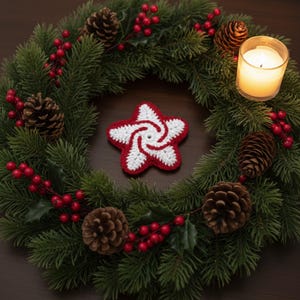 Christmas 3D Star Ornament Pattern PDF - Xmas Tree Decoration (instant ...