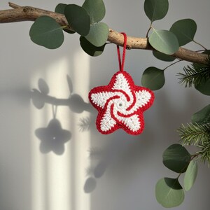 Christmas 3D Star Ornament Pattern PDF - Xmas Tree Decoration (instant ...