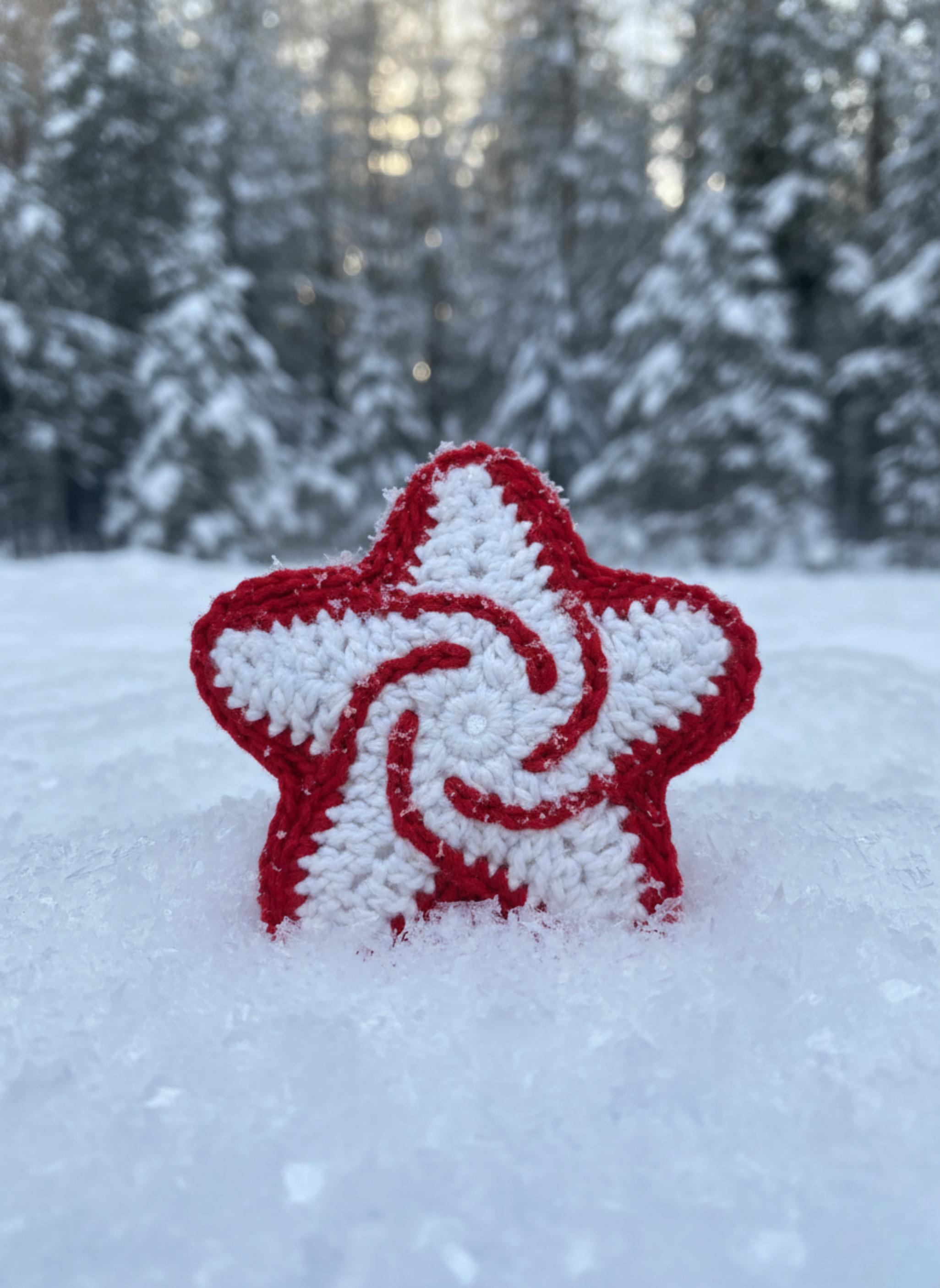 Christmas 3D Star Ornament Pattern PDF - Xmas Tree Decoration (instant ...