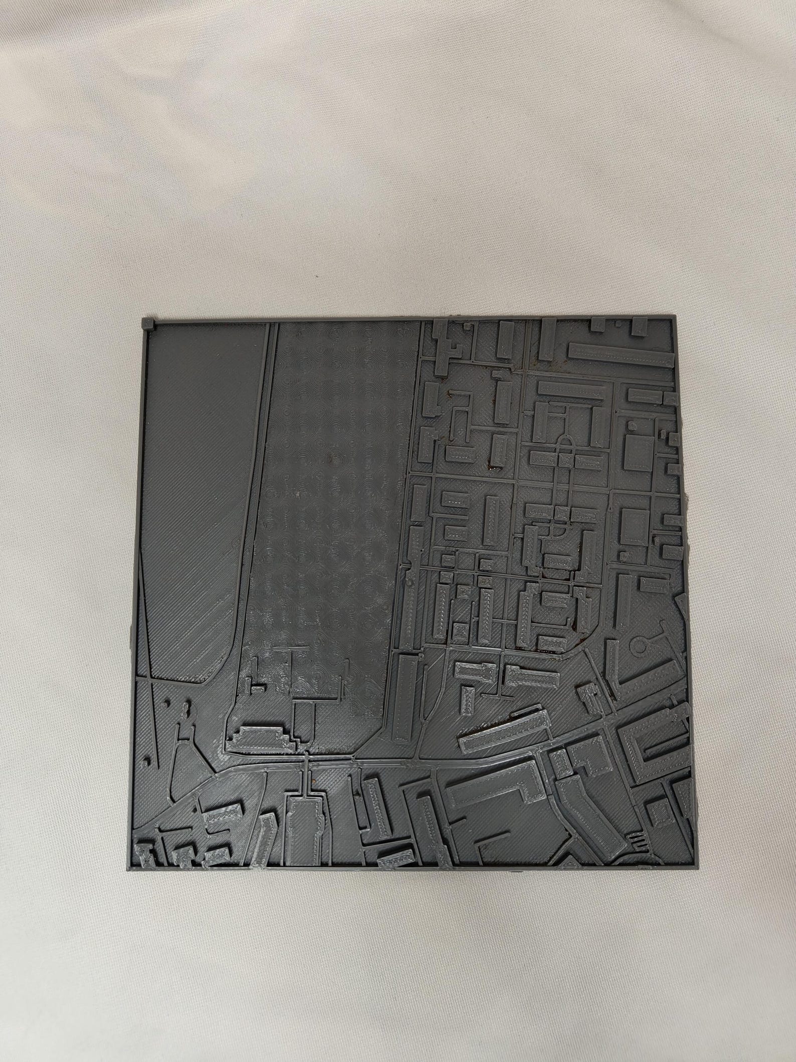 Personalised Tactile Map | 3D Raised Relief Map With Braille ...