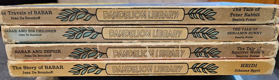 Vintage Babar & Classics Book Set: 1930s-60s Dandelion Library - Etsy