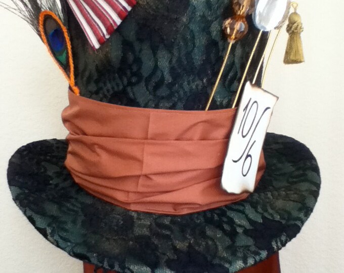 Tim Burton's Mad Hatter Top Hat - Etsy