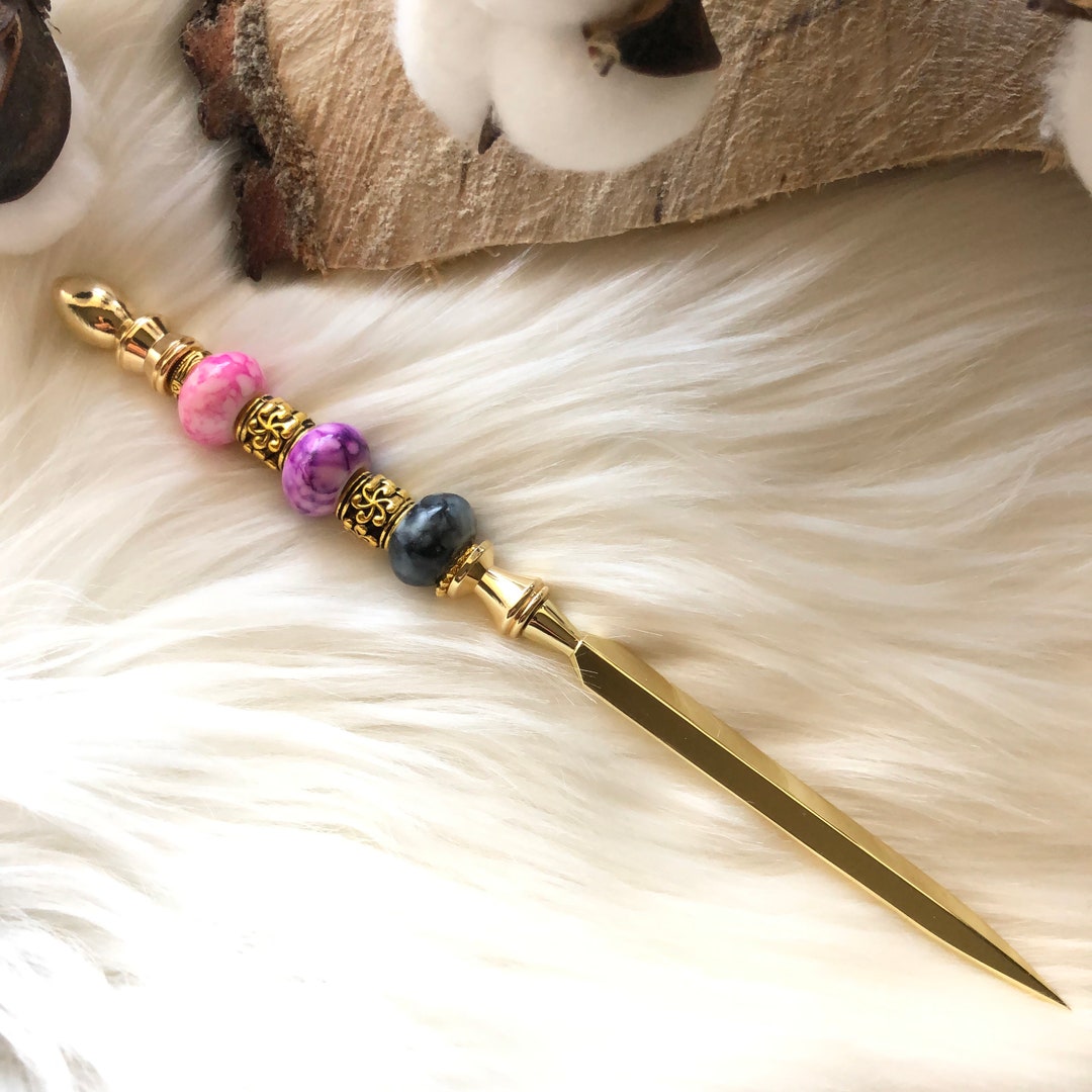 Gorgeous Gold Beadable Letter Opener Unique Gift Idea - Etsy
