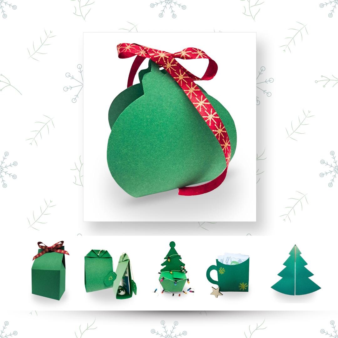 Printable Christmas Gift Boxes & Crafts PDF | DIY A4 Cut-and-assemble ...