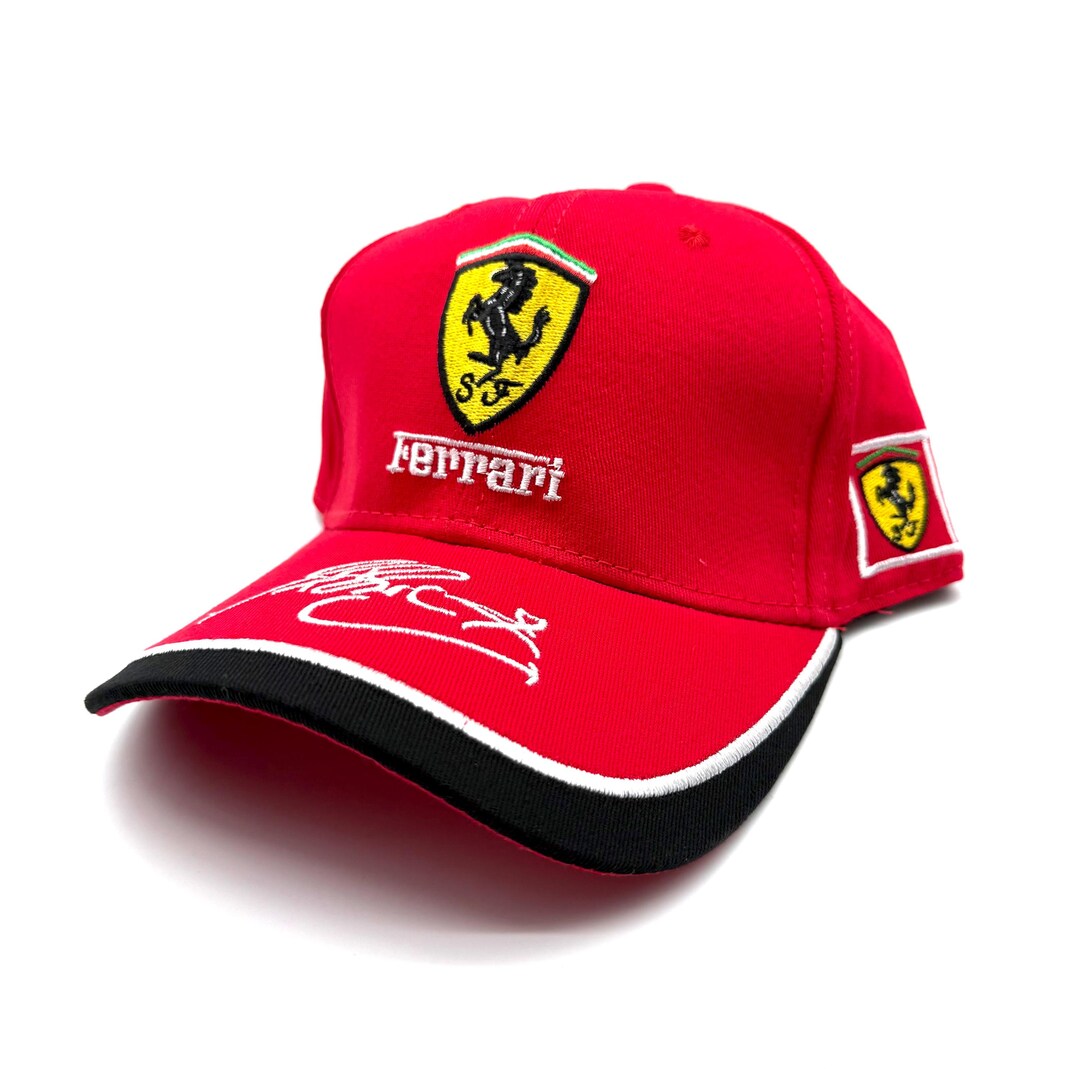 Red Scuderia Cap – Official Racing Team Hat With Embroidered Logo ...