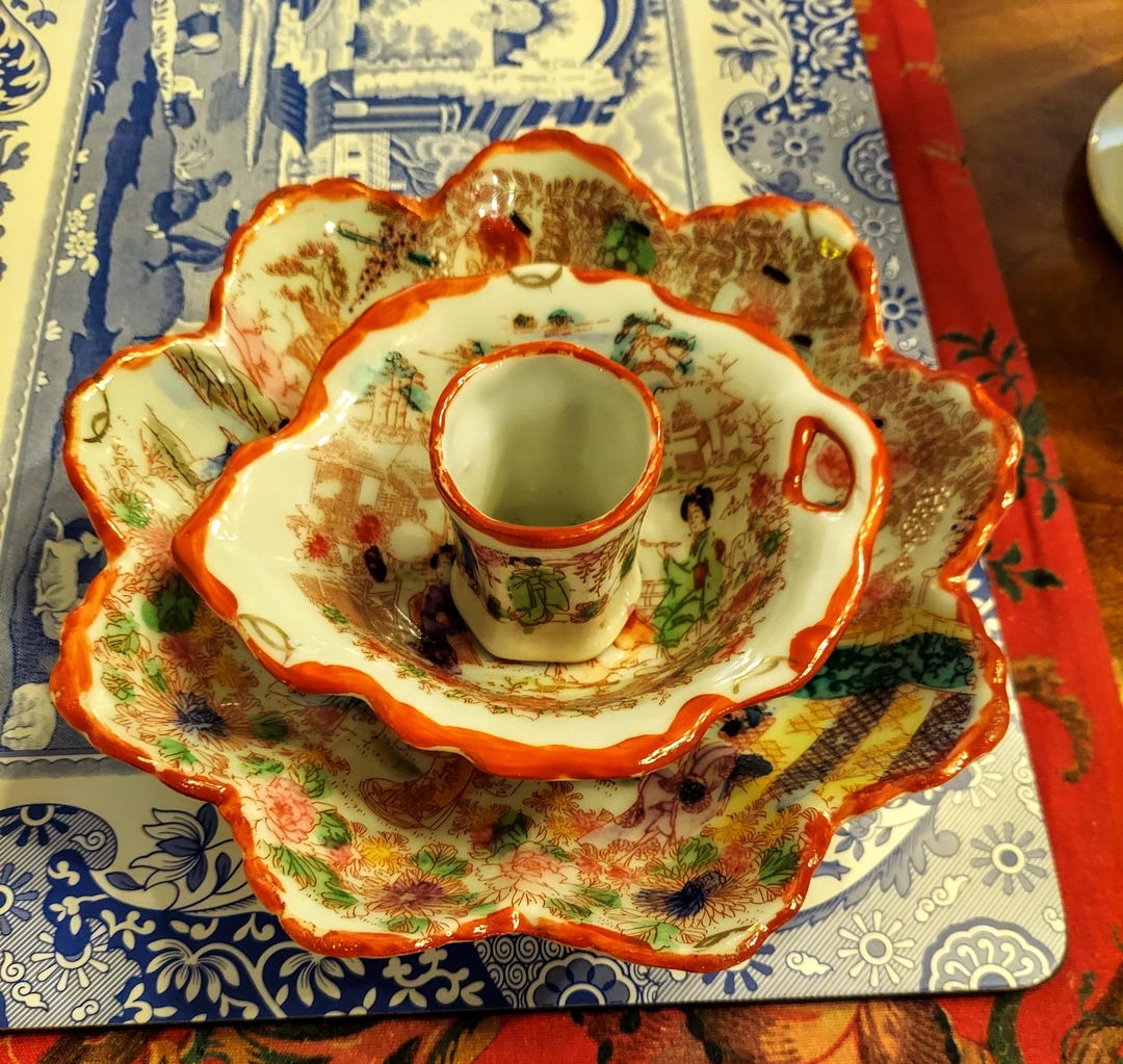 Vintage Japanese Porcelain Geisha Girl Ware. - Etsy