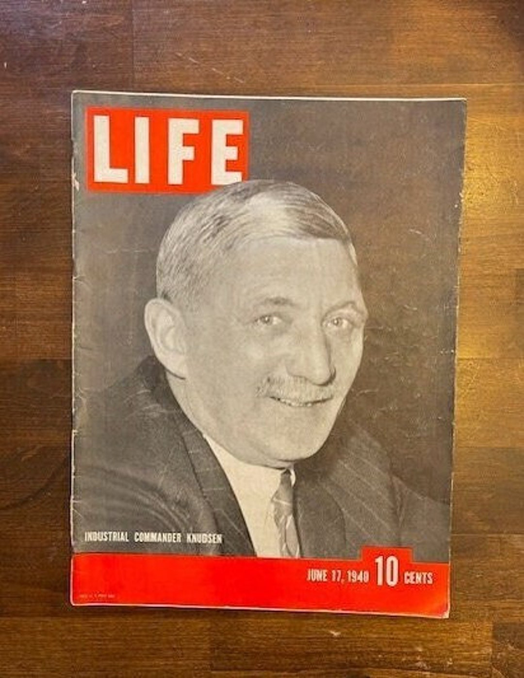 1940 LIFE Magazine William Knudsen on Cover, World War II Updates, Joe ...