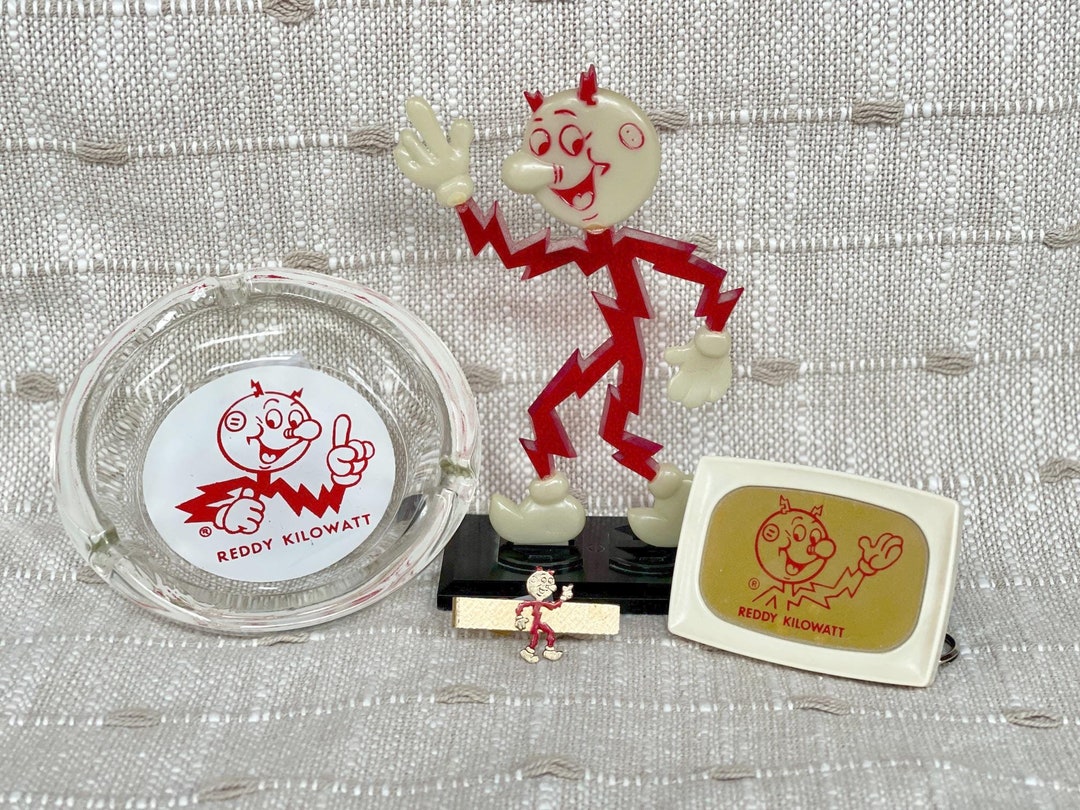 Reddy Kilowatt Electricity Mascot 1960s Vintage Electric Generation ...