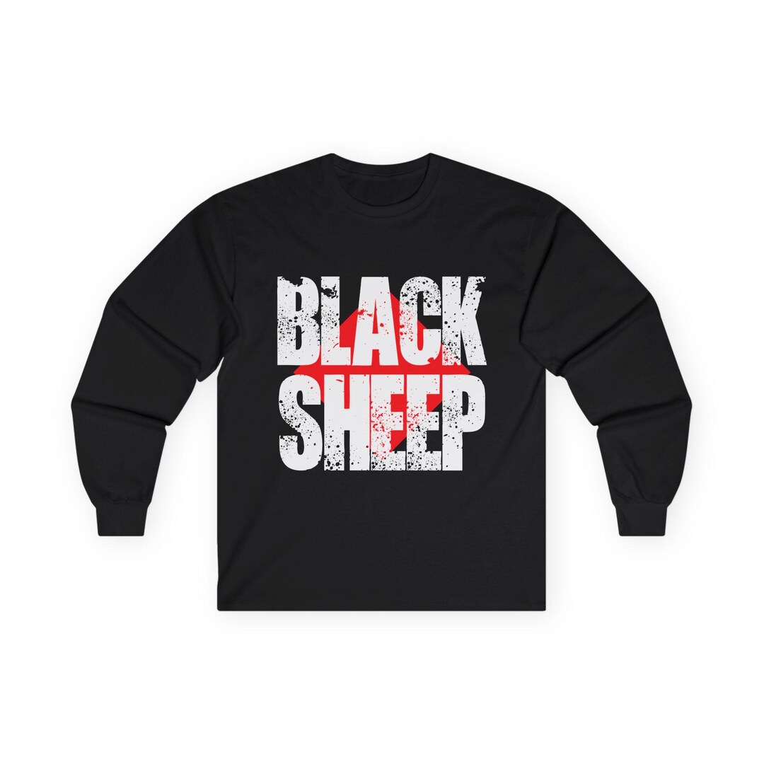 Black Sheep Long Sleeve Tee | Unisex Cotton Tee, Casual Wear, Gift for ...