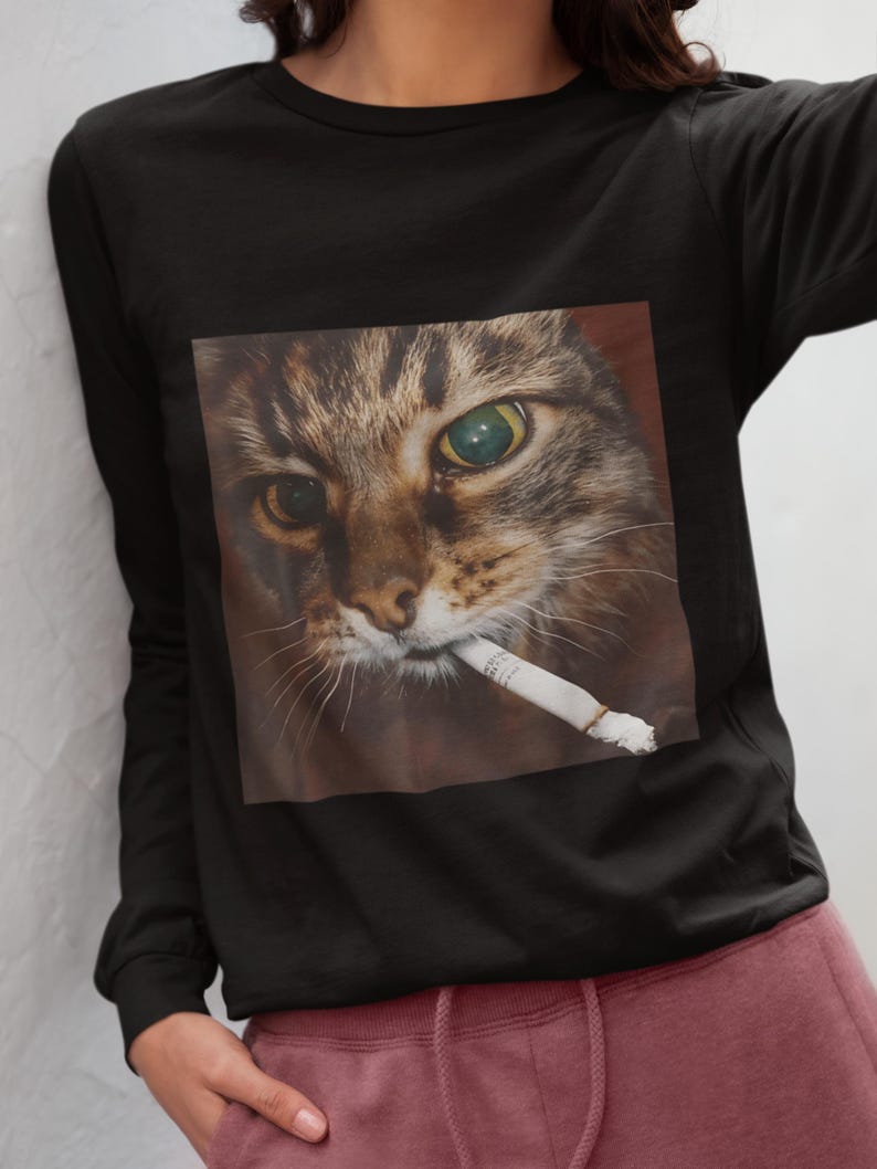 Funny Smoking Cat Meme PNG, Gen Z Humor (digital Download) - Etsy