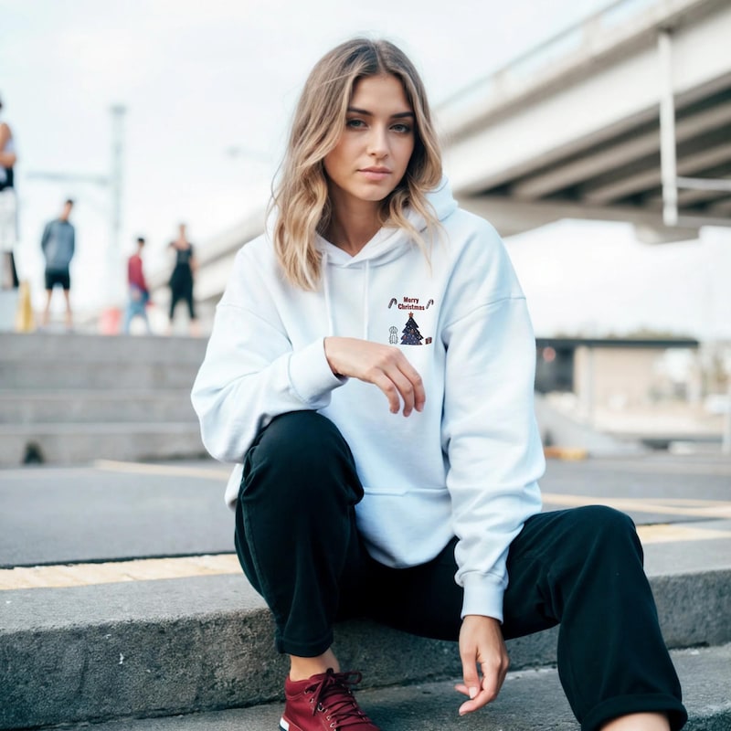 Custom Dog Hoodie Xmas - Etsy