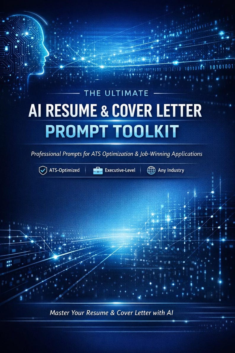 The Ultimate AI Resume and Cover Letter Prompt Toolkit | ATS ...