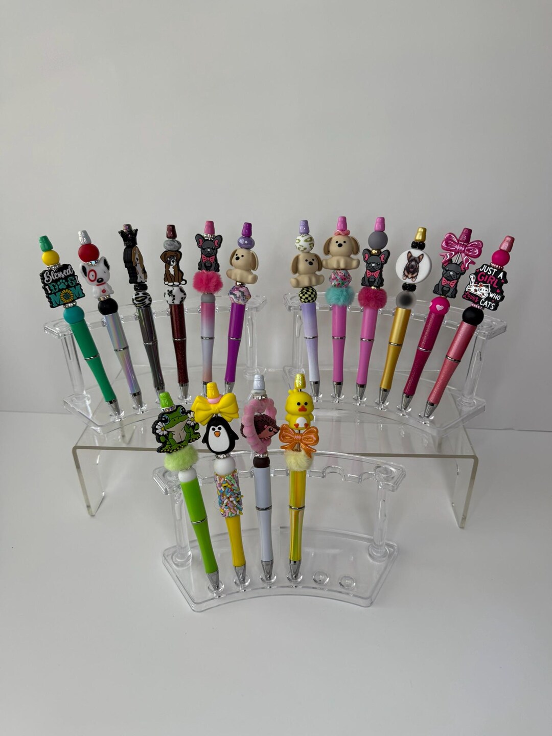 Animal Beaded Pen, Handmade Beaded Pen, Animals, Dog Beaded Pen, Cat ...