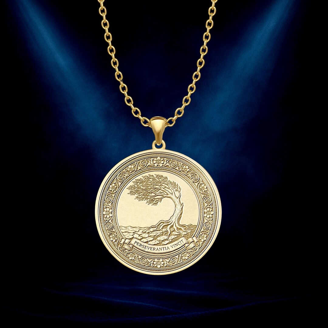 Perseverantia Vincit : Latin Motto Jewelry , Stoic Philosophy , Symbol ...