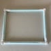 Baroque Open Wood Frame Aqua & White Photo Prop Empty - Etsy