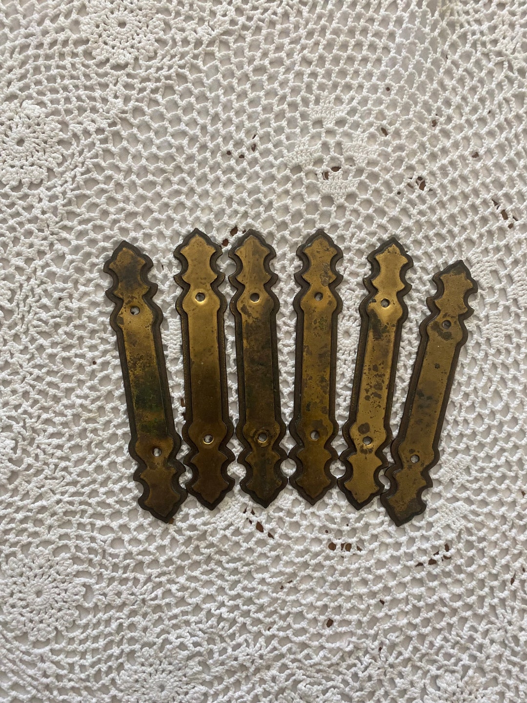 Antique Escutcheons 6 Medieval Gothic Drawer /cabinets Hardware - - Etsy