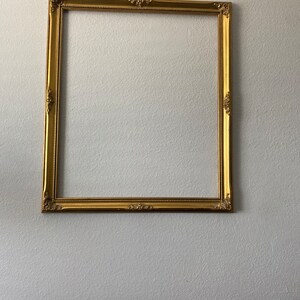 Ornate Gilt Wood Open Frame Large Empty Gold Frame - Etsy