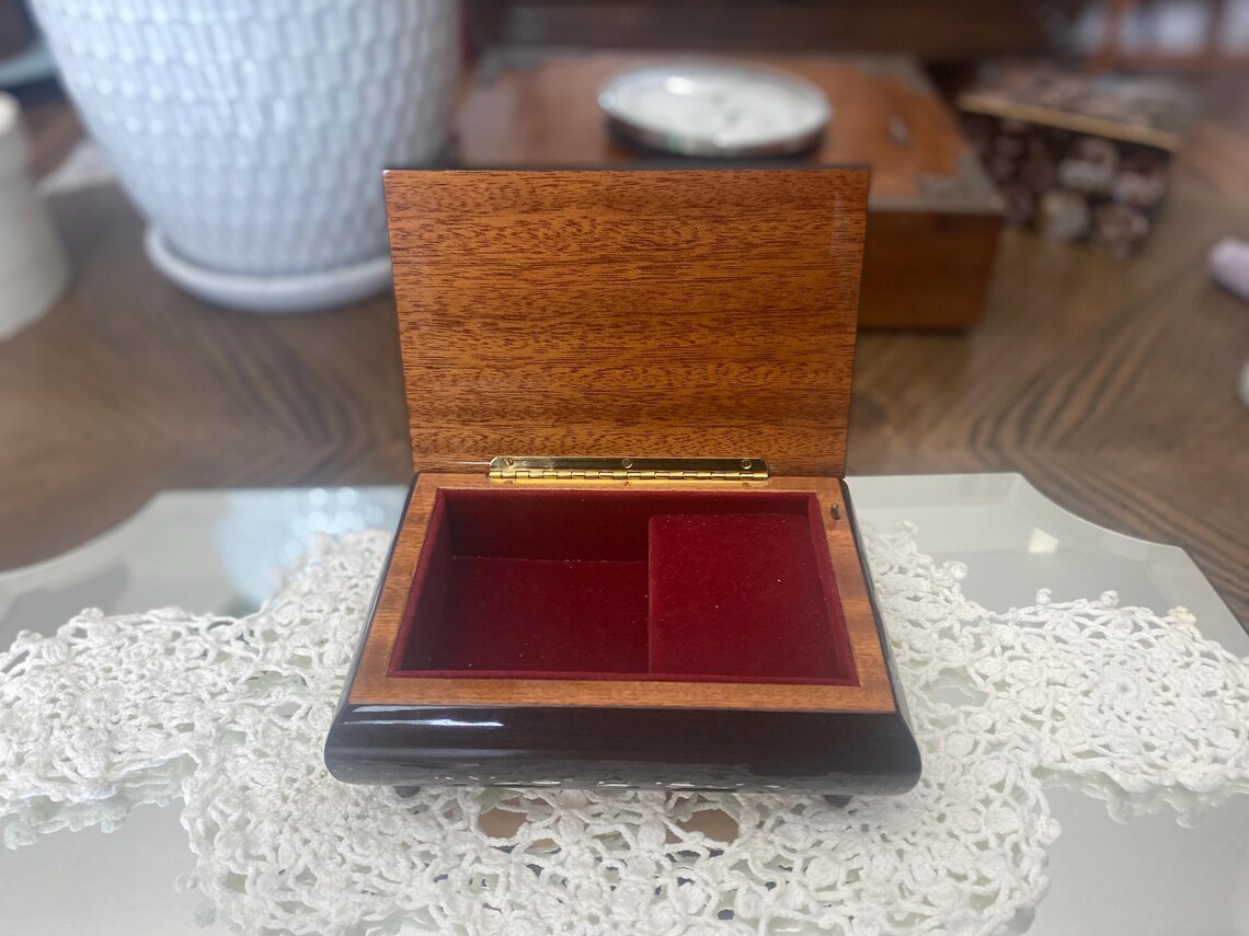 Vintage Jewel Box - Musical Trinket Box - Made in Italy - Etsy